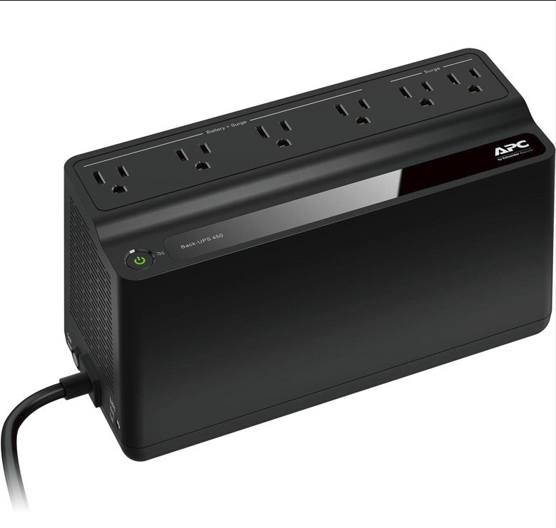 APC | Back UPS - Battery Backup 6 Outlet 450VA 120V | BN450M-CA ...