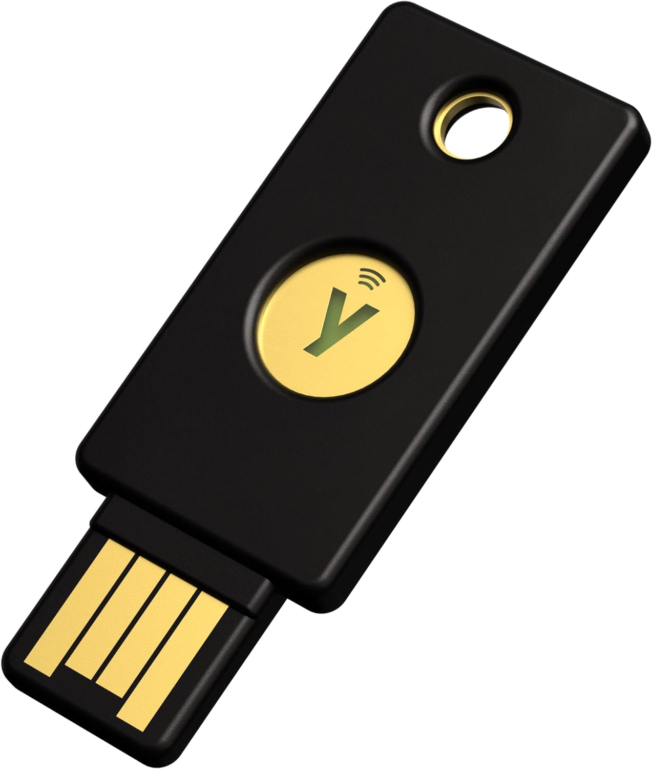 Yubico | YubiKey 5 NFC Multi-Factor Authentication - Black | 888000100 ...