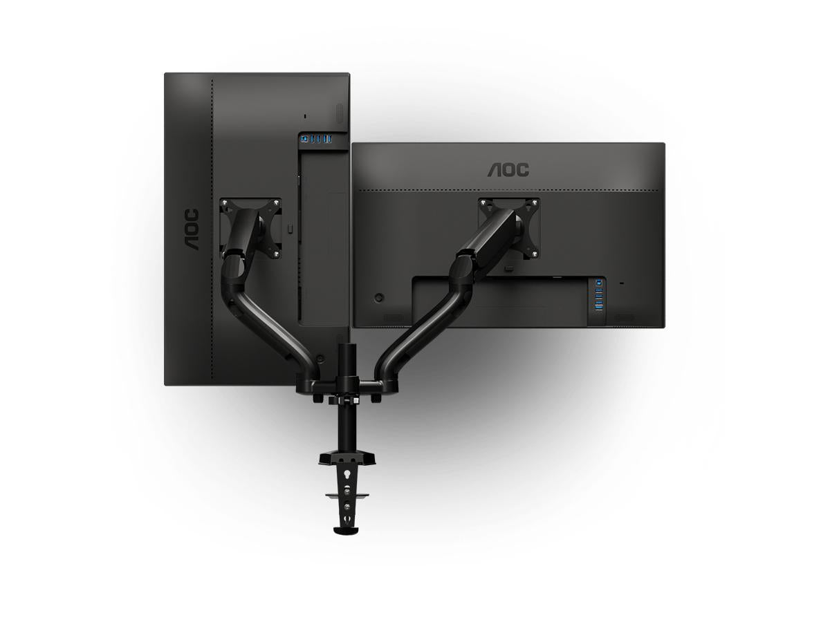 AOC | Dual Monitor Arm For Up To Two 32" Displays | AD110D0 – TRINITI TECH